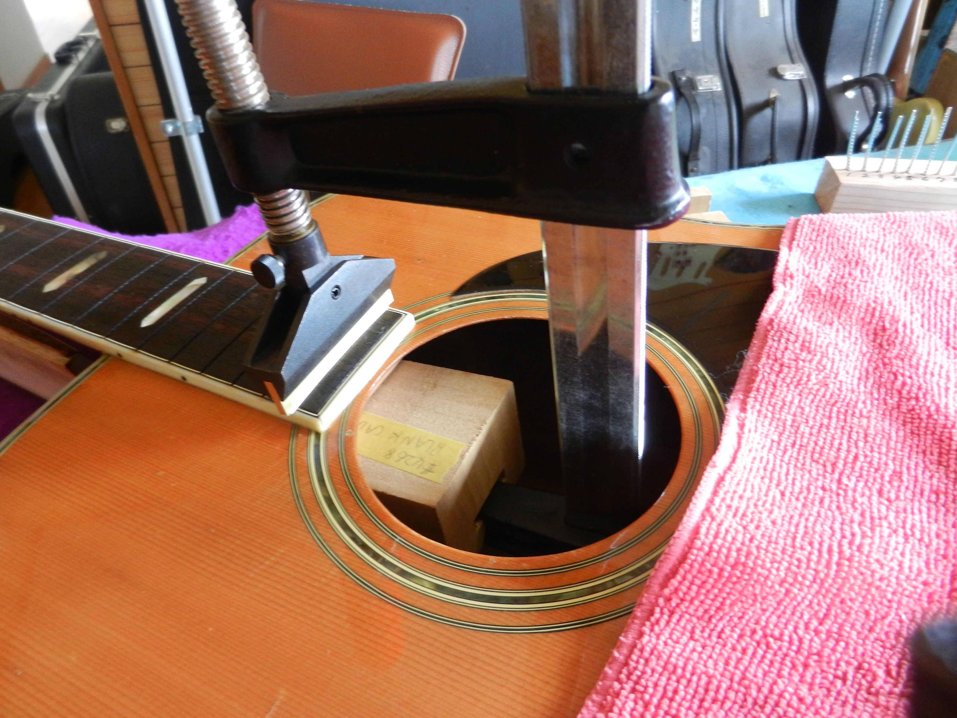 TFモーリス W60フレット打換え | 青春のギターリペア K2ギターファクトリー - 楽天ブログ