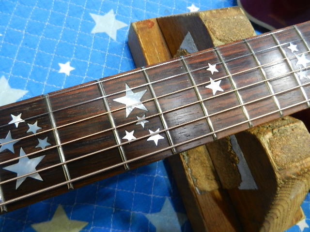 🌸Gibson EC-20 STARBURST フレット修復 | 青春のギターリペア K2ギターファクトリー - 楽天ブログ