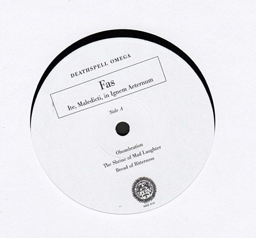 Deathspell Omega LP『Fas - Ite, Maledicti, In Ignem Aeternum』/2007年 4th ...