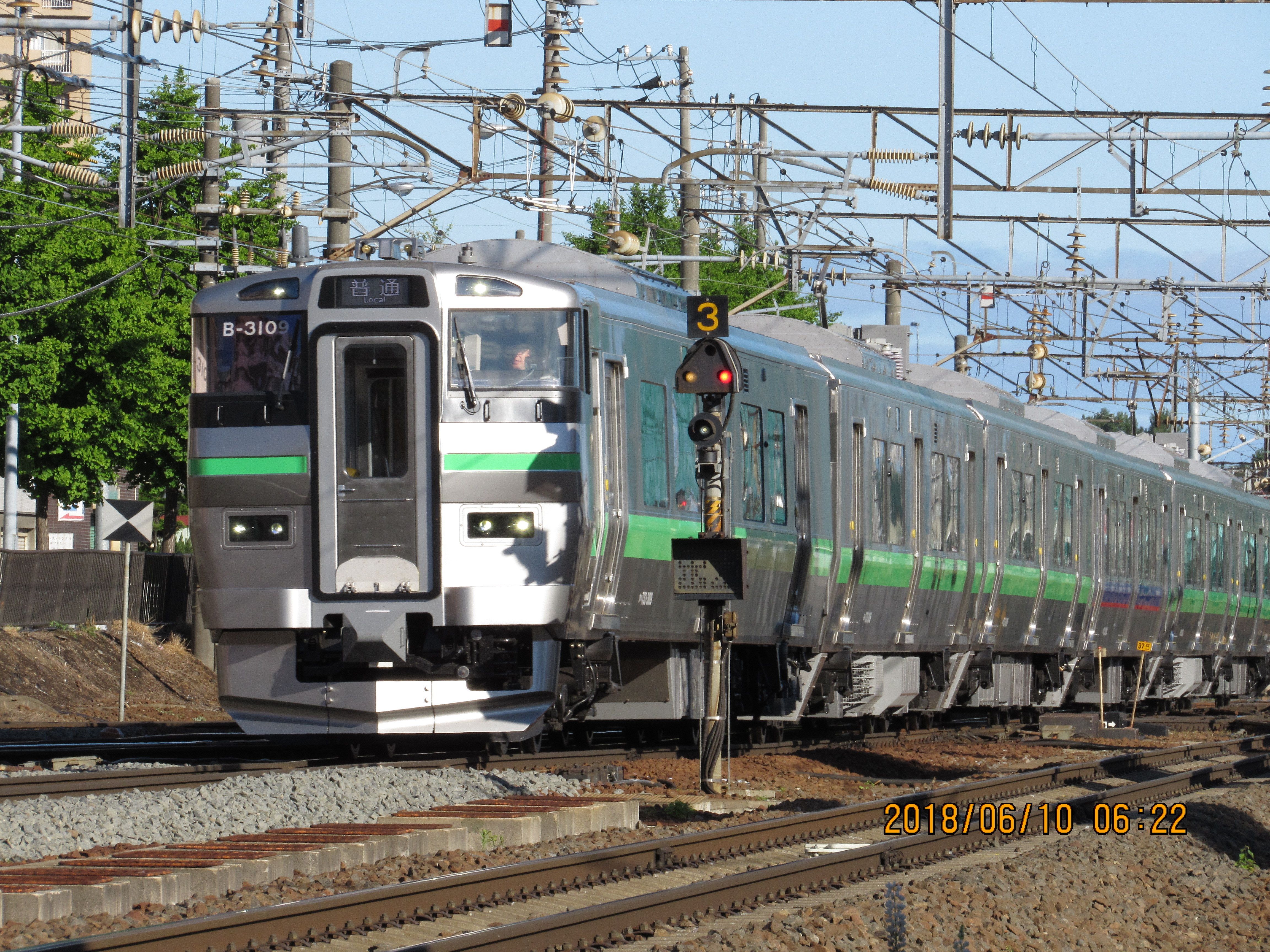 B3109編成が営業運転。6月10日(日) | 一日一電 - 楽天ブログ