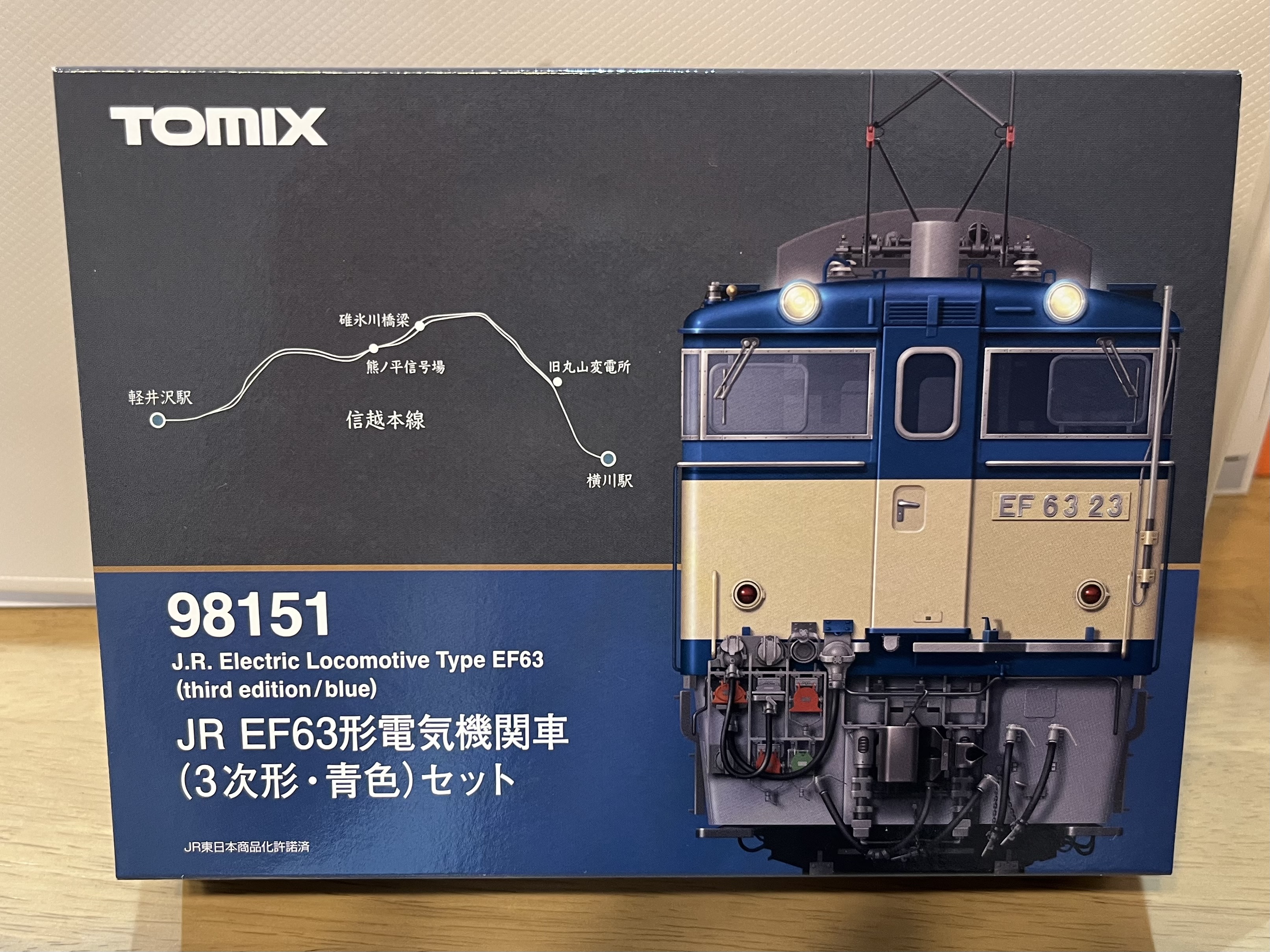 TOMIX EF63 3次形 入線整備 | ロフト鉄道ブログ - 楽天ブログ