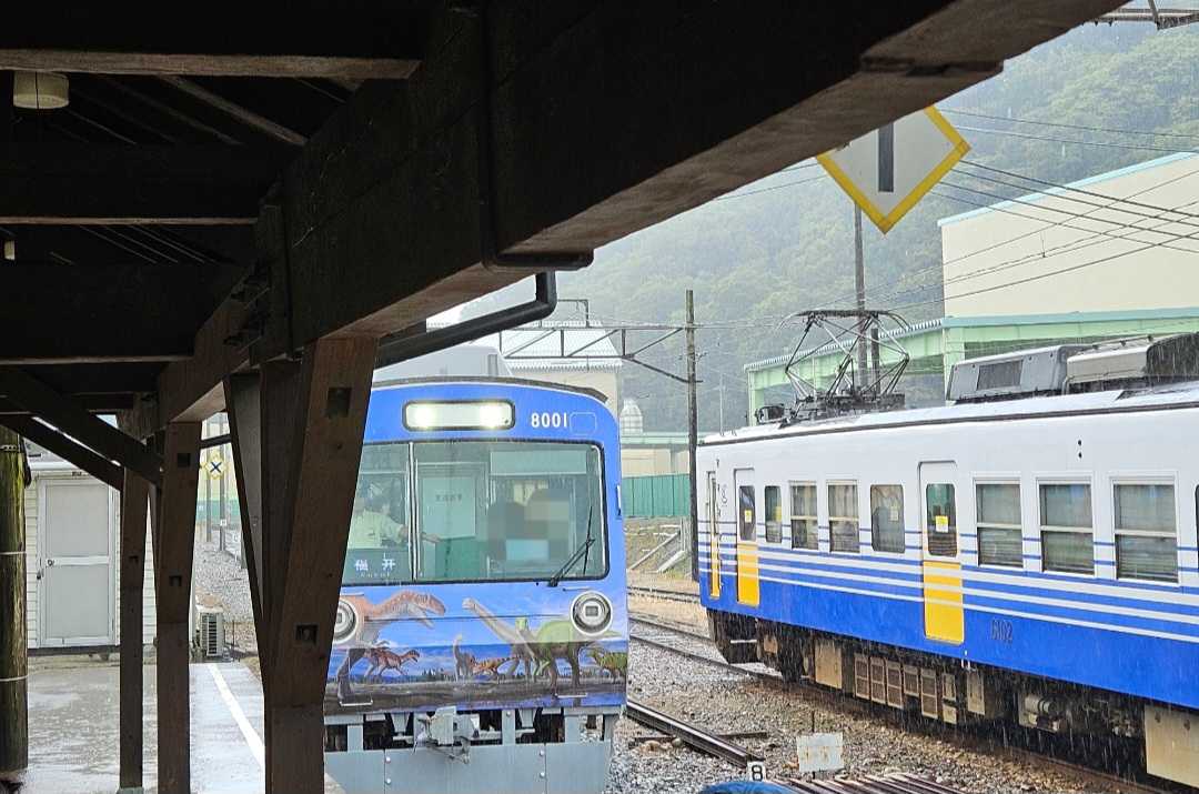 【乗車記録140】えちぜん鉄道MC8000形恐竜列車(勝山→福井) | とりあえず乗ってみた - 楽天ブログ