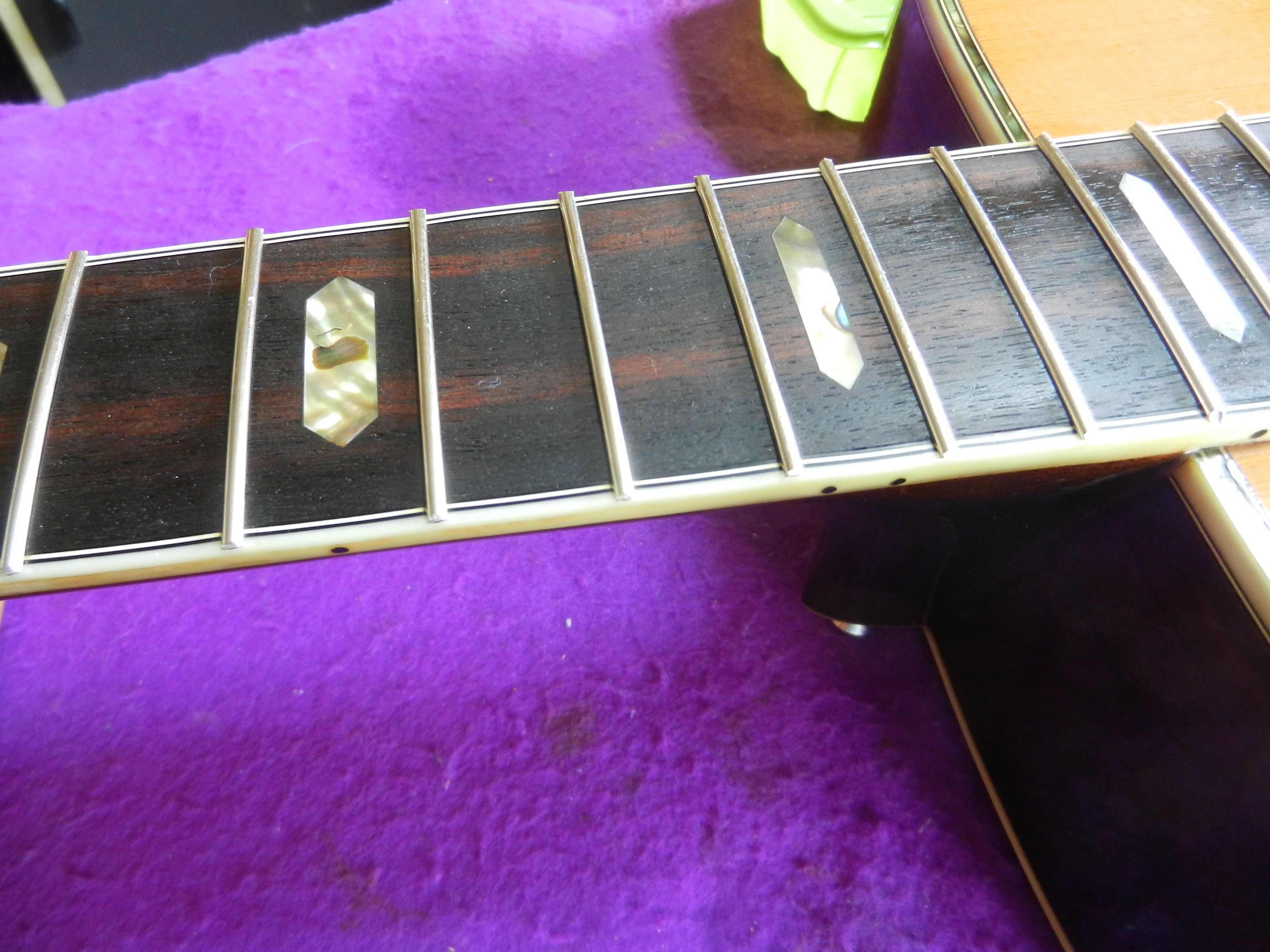 TFモーリス W60フレット打換え | 青春のギターリペア K2ギターファクトリー - 楽天ブログ