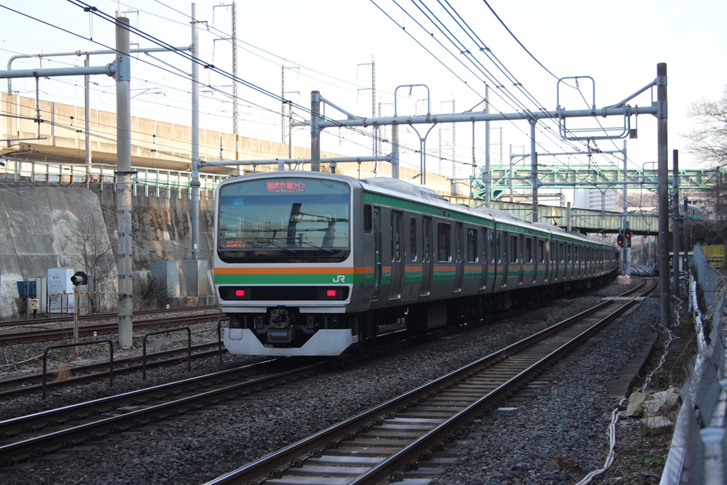 【2025/1/23】JR東日本 湘南新宿ライン 2547Y K26＋U57編成 普通 逗子行 | 鉄道ウオッチングのブログ - 楽天ブログ