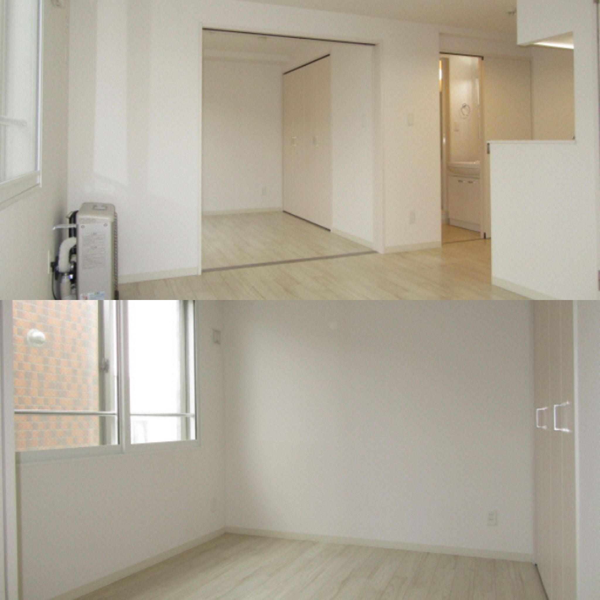 【札幌1DK居間9.5帖・寝室4.5帖・キッチン1.5帖】家具を入れる前の全貌公開〜誰得〜 | ellie’s interior Design ...