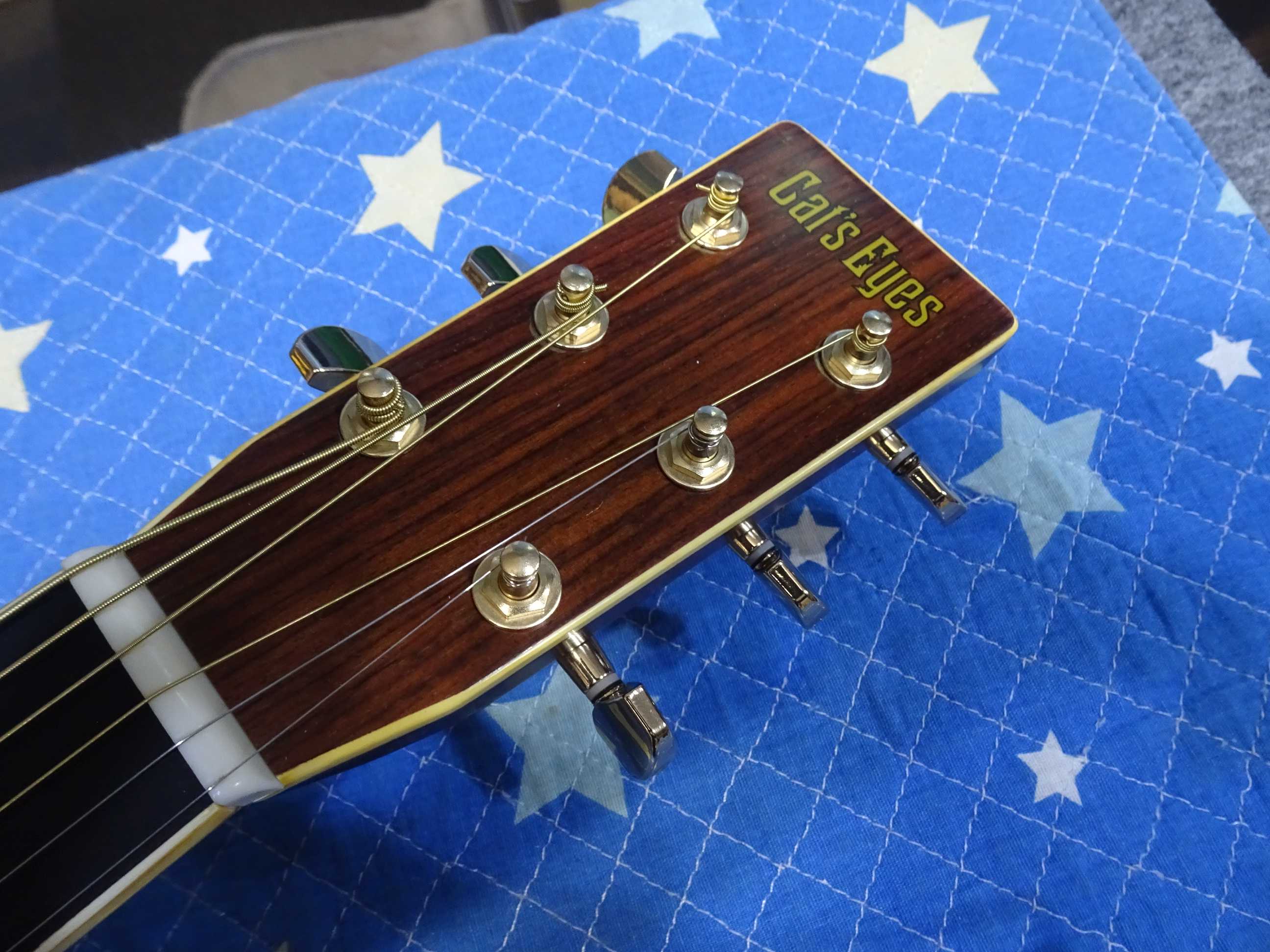 🌸Cat's Eyes CE-500 セッティング | 青春のギターリペア K2ギターファクトリー - 楽天ブログ