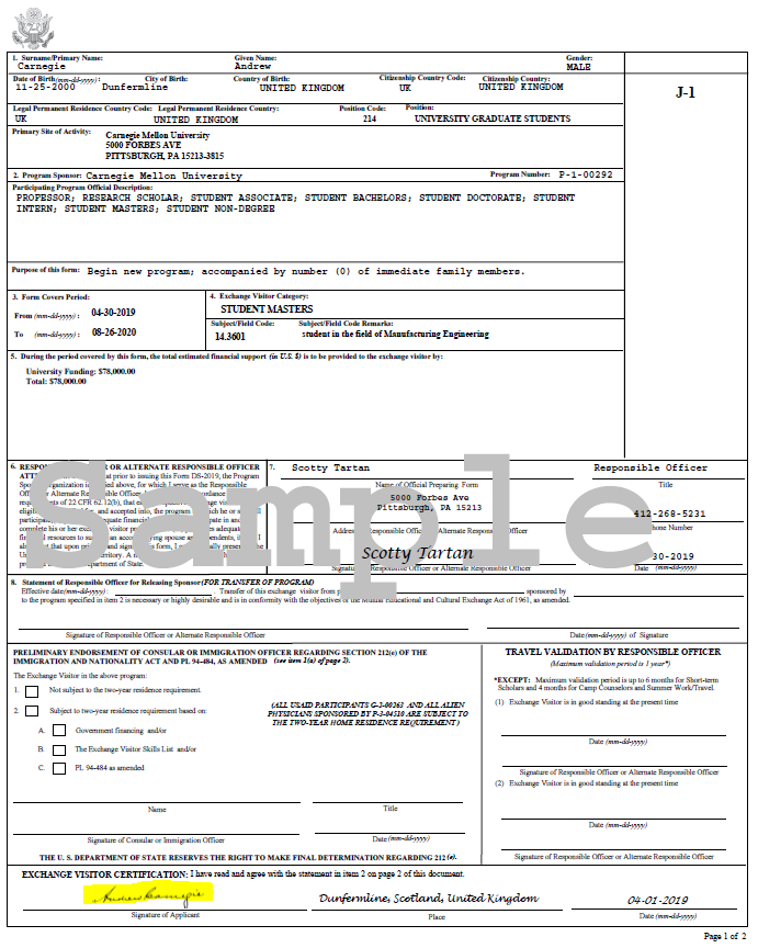 留学準備③ DS2019受け取りとビザ申請！ | わらしべ長者のボストン漂流記 - 楽天ブログ