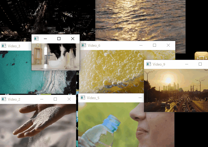 pythonのお勉強：動画再生（音声なし）4つの動画同時再生 | numa-kyoのブログ