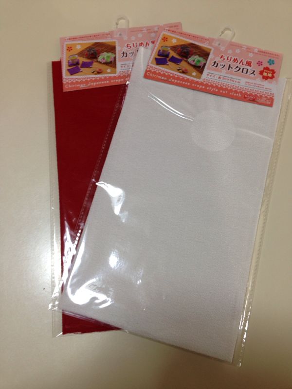 ダイソーちりめん風はぎれで縮みの検証、その1 | mizutama.factory - 楽天ブログ