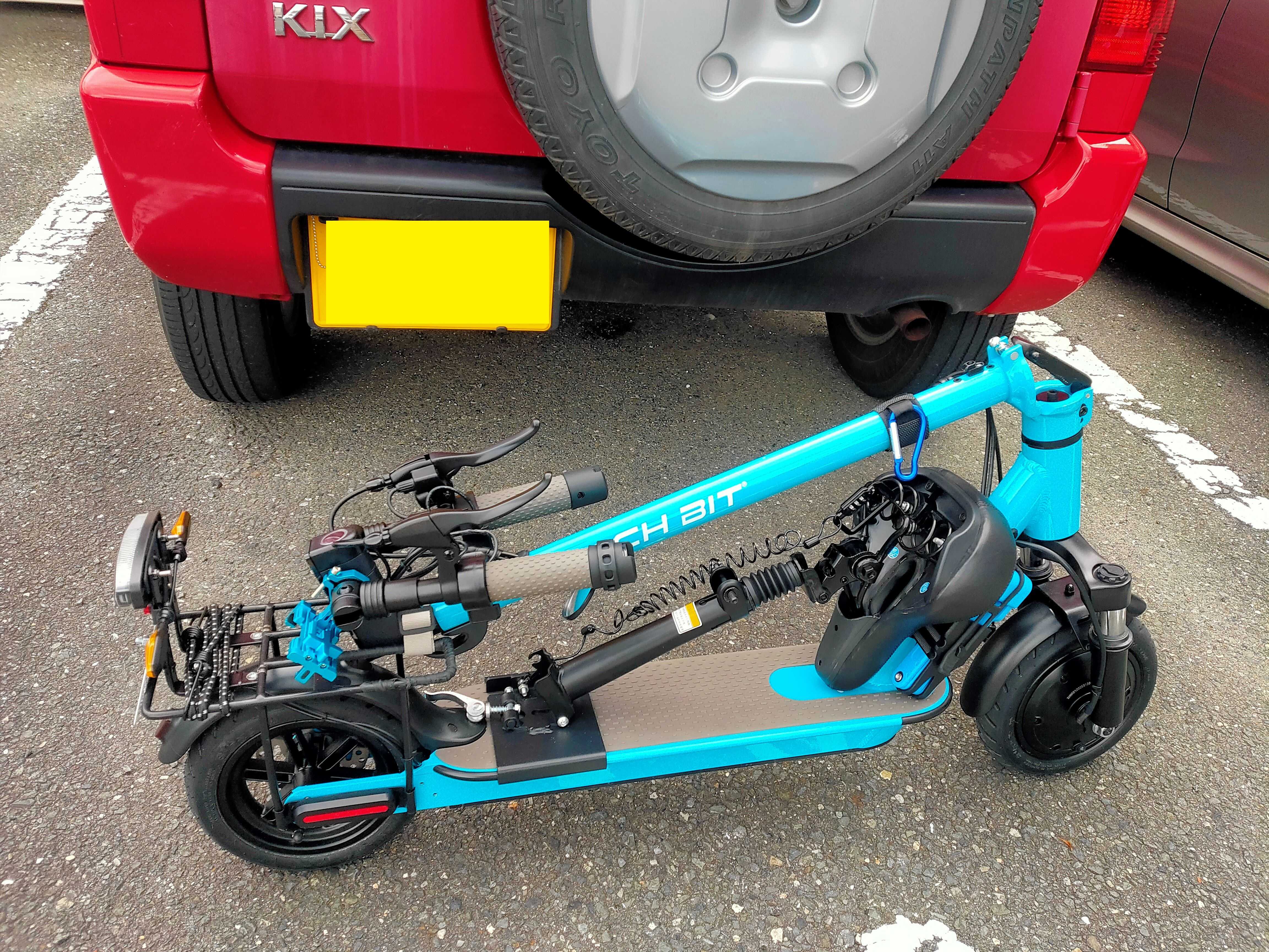 RichBIT es1 proのハンドルを折りたたみバーに変更しました | 俺的NO1 - 楽天ブログ