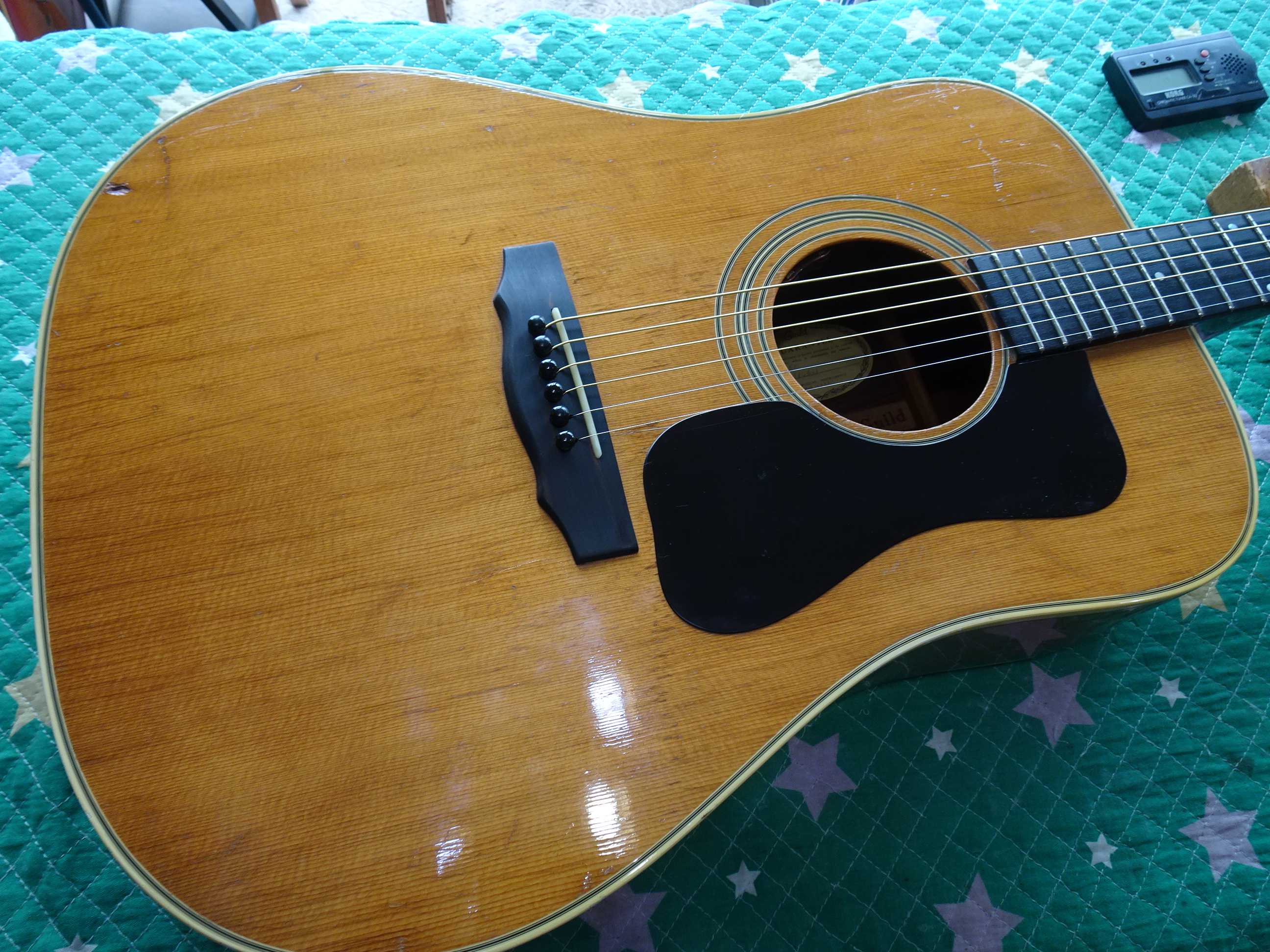 🌸GUILD D-50 セッティング＆LRB取付 | 青春のギターリペア K2ギターファクトリー - 楽天ブログ