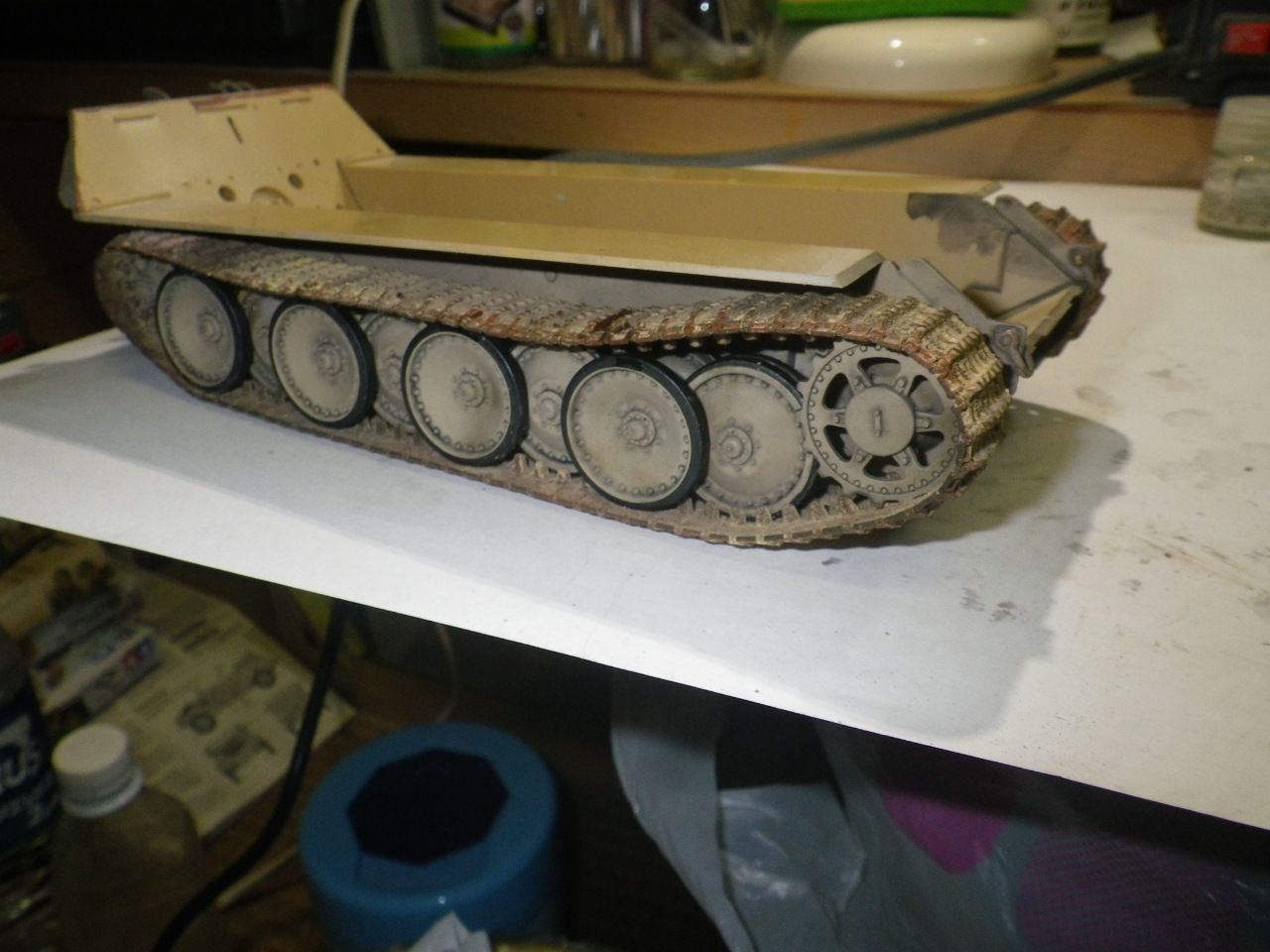 1/35 ドイツ駆逐戦車 ヤークトパンサー (後期型)製作⑪ | 54 1/35 ドイツ駆逐戦車 ヤークトパンサー (後期型)製作⑪ | 54
