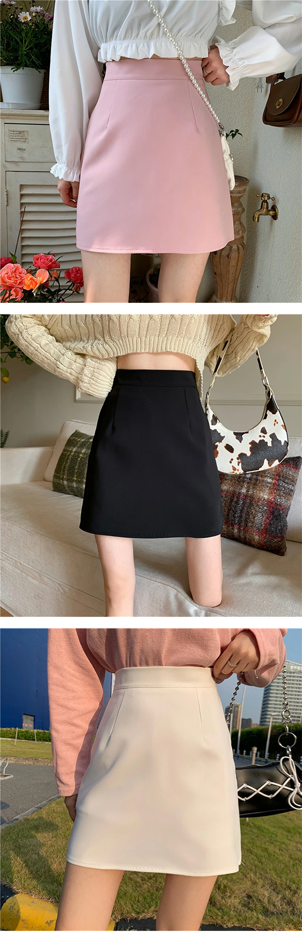 レディース ミニスカート 台形 40-42cm丈 バックファスナー ©DHOLIC | 北海道・オホーツクからのちょっとおすすめ - 楽天ブログ