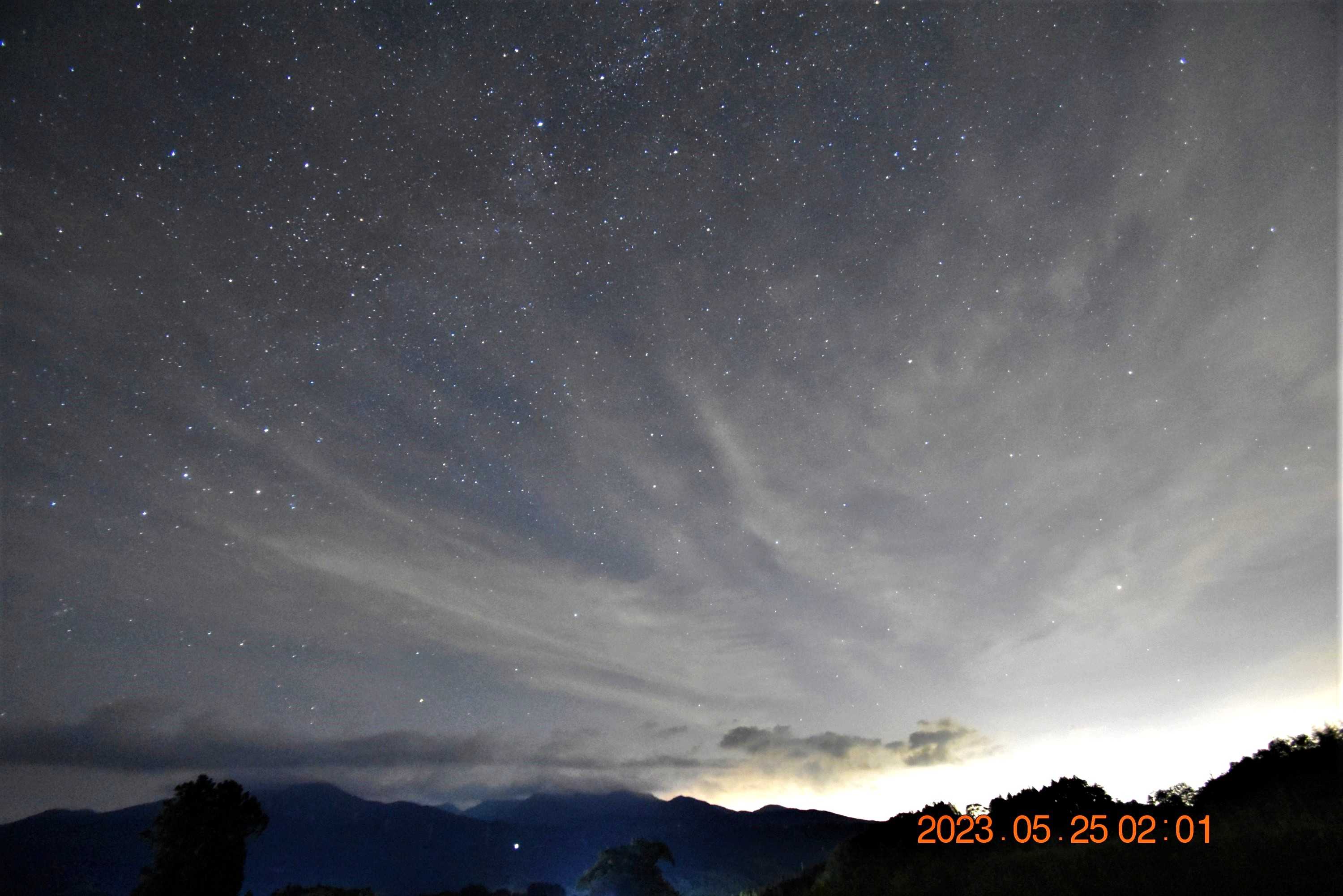 雲だらけの 天の川 を掲載した！ 2023年5月25日 | 山と花と小型車でサイクリング！ - 楽天ブログ