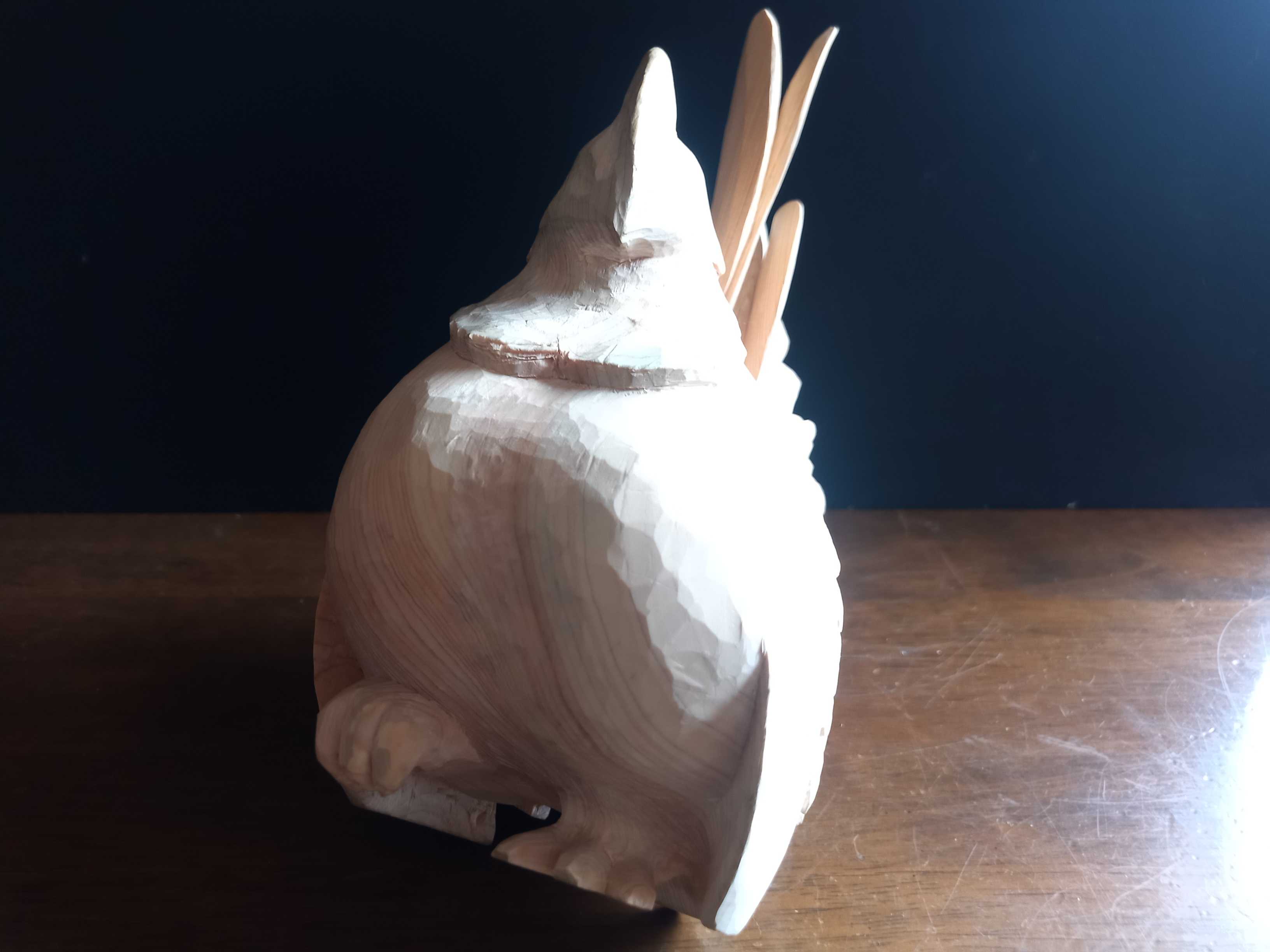 「矮鶏」尾羽と足を彫りました。 R05.05.02（火） | 仏像彫刻アート倶楽部 - 楽天ブログ