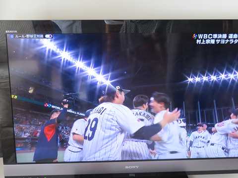 WBC2023 日本xﾒｷｼｺ（TV） | 星とカワセミ好きのブログ - 楽天ブログ