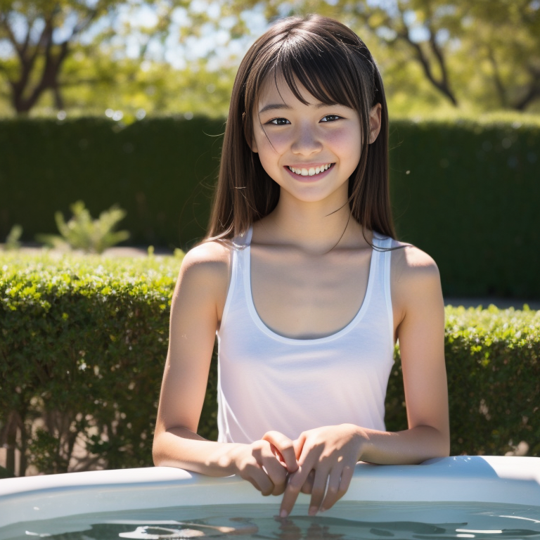 Ai美女が魅せるグラビアショット ムギュっと魅力発信