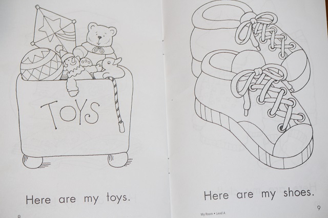 Kindy homework -Reading "My Room"- | カナダ生活 主婦から目線 －子育て・教育事情・暮らしー - 楽天ブログ