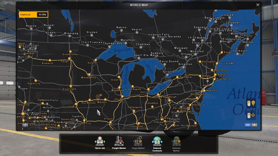 ATS編-久々の新MAP「カナダマップ」 | わたしのブログ by Mr.gamer - 楽天ブログ