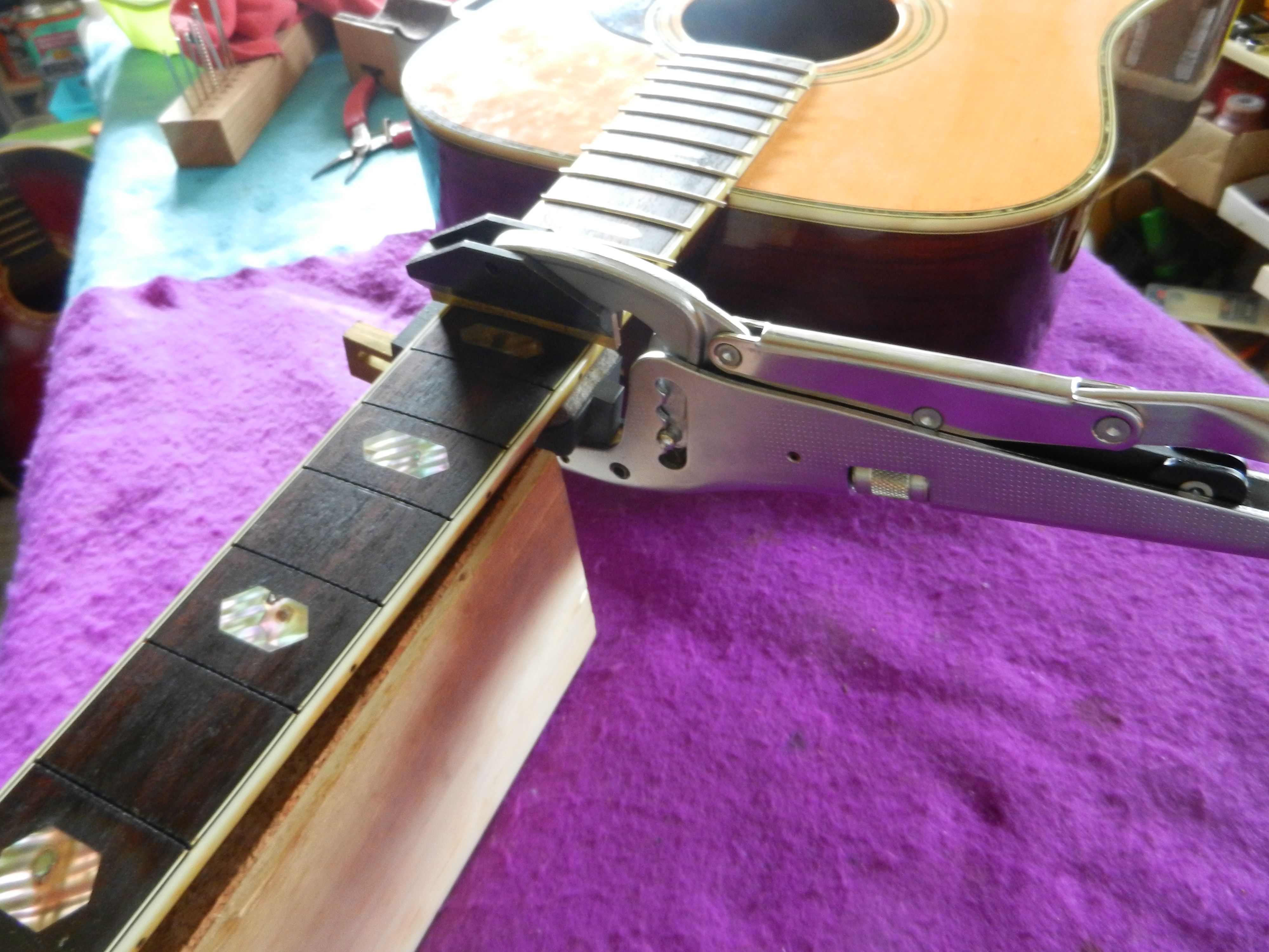 TFモーリス W60フレット打換え | 青春のギターリペア K2ギターファクトリー - 楽天ブログ