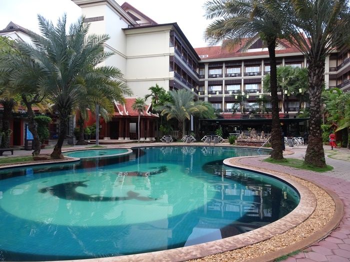 カンボジア縦断満喫周遊6日間（その10 EMPRESS ANGKOR HOTEL内散策 10/14） | JINさんの陽蜂農遠日記 - 楽天ブログ