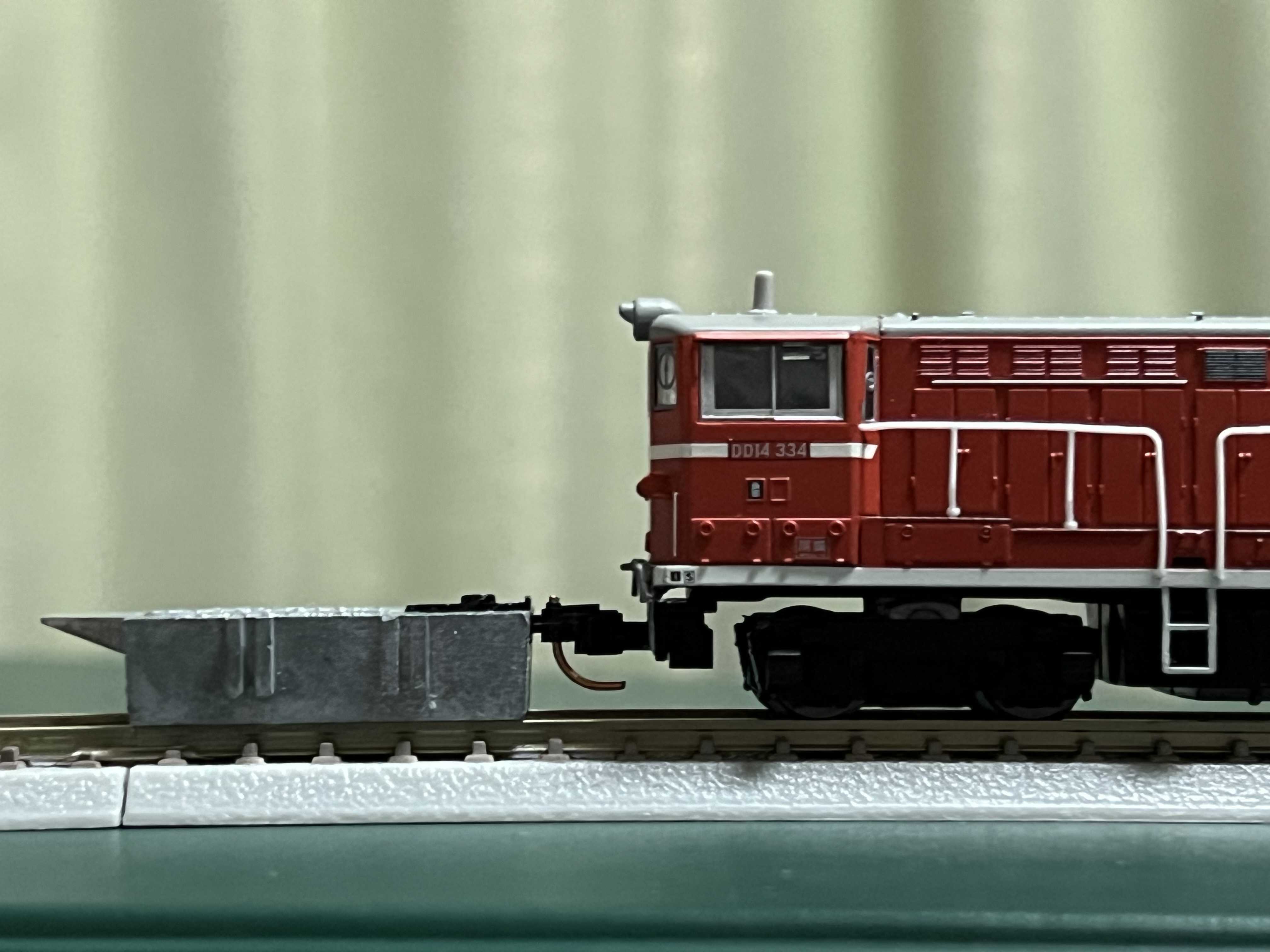 DD14-334夏仕様の前面にカプラーをつける | おきつね鉄道日誌 - 楽天ブログ