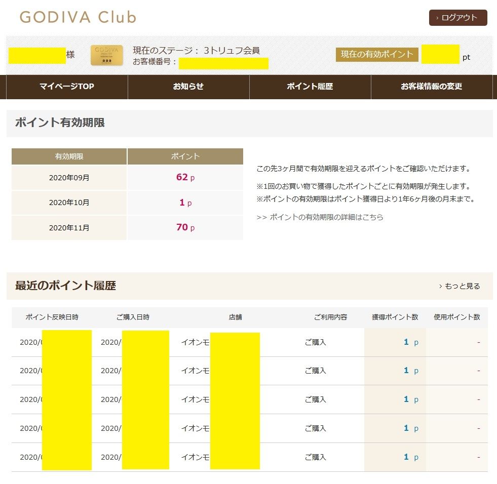 GODIVA Club ポイント 景品交換サービス | お馬鹿のブログ - 楽天ブログ