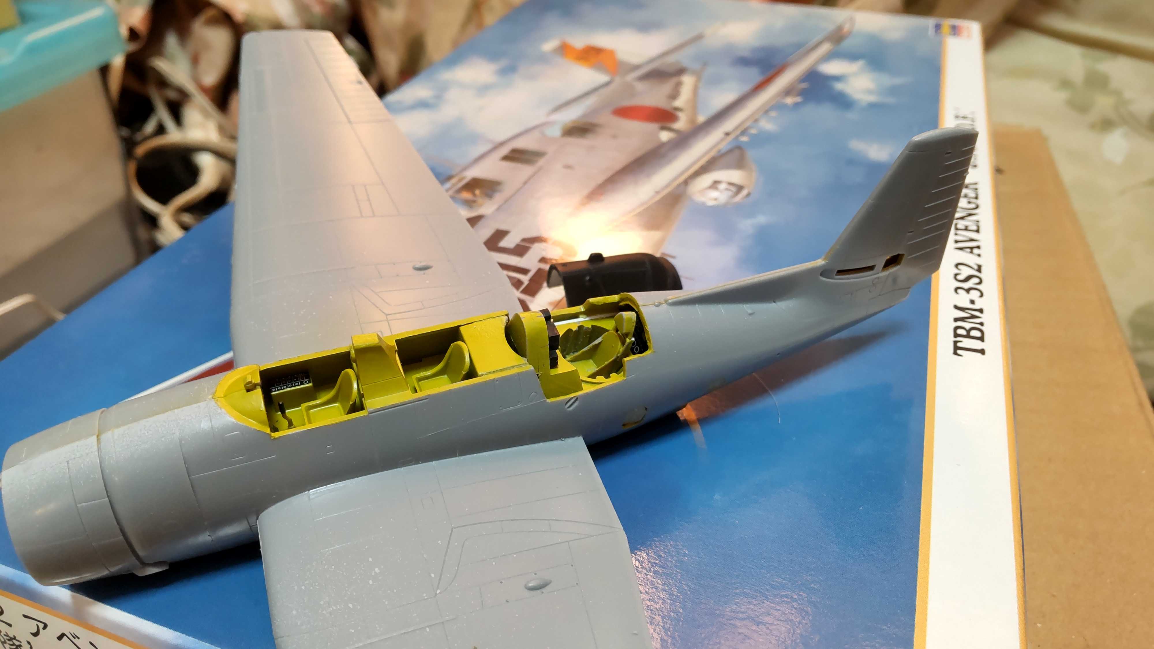 海上自衛隊航空機 TBM 3S2 アベンジャー 制作記230622 その1 | 私の艦艇模型コレクション - 楽天ブログ