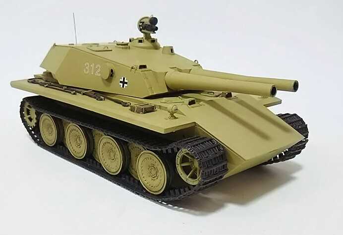 ドイツ軍 E-60 突撃戦車 12.8cm2連装砲短砲身砲搭載型 完成 | 凍りの梨 - 楽天ブログ