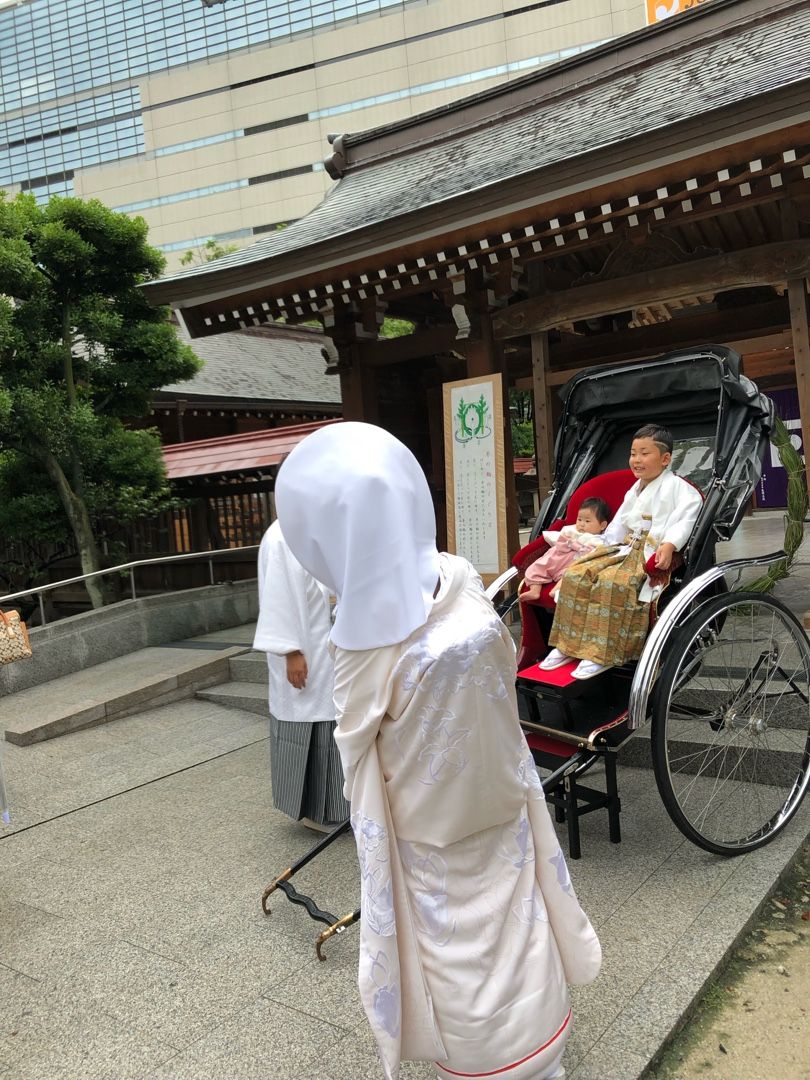台風接近中の神社挙式送迎と二年ぶりの小倉祇園太鼓参加。 | 福岡・博多 人力車出張サービスで思い出イベント あなたの夢を運びます！博多人力屋 ...