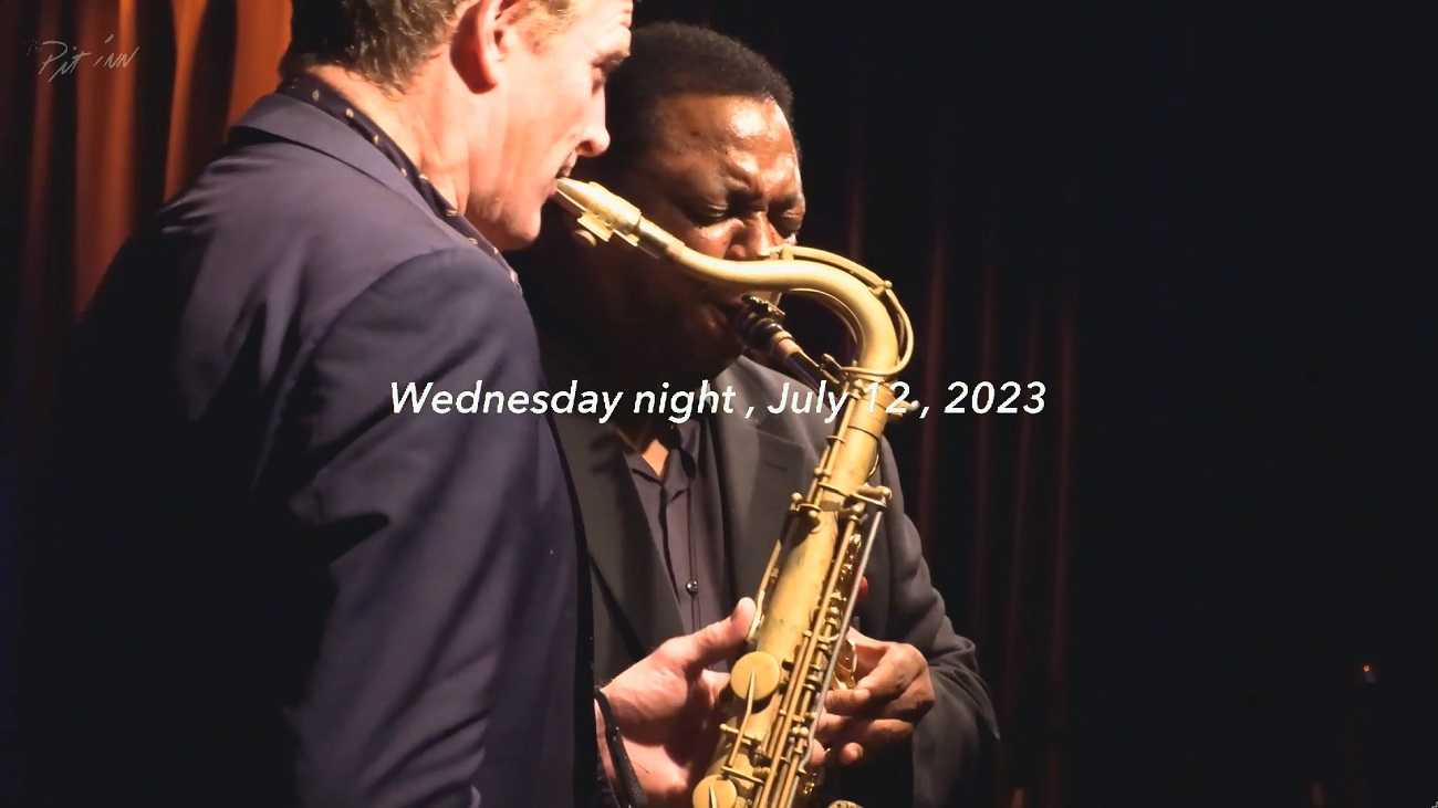 23/07/12 The Battle Japan tour 2023 Eric Alexander and Vincent Herring ...