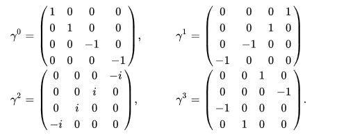 gamma matricesガンマ行列 : shinichiwanko2000のblog