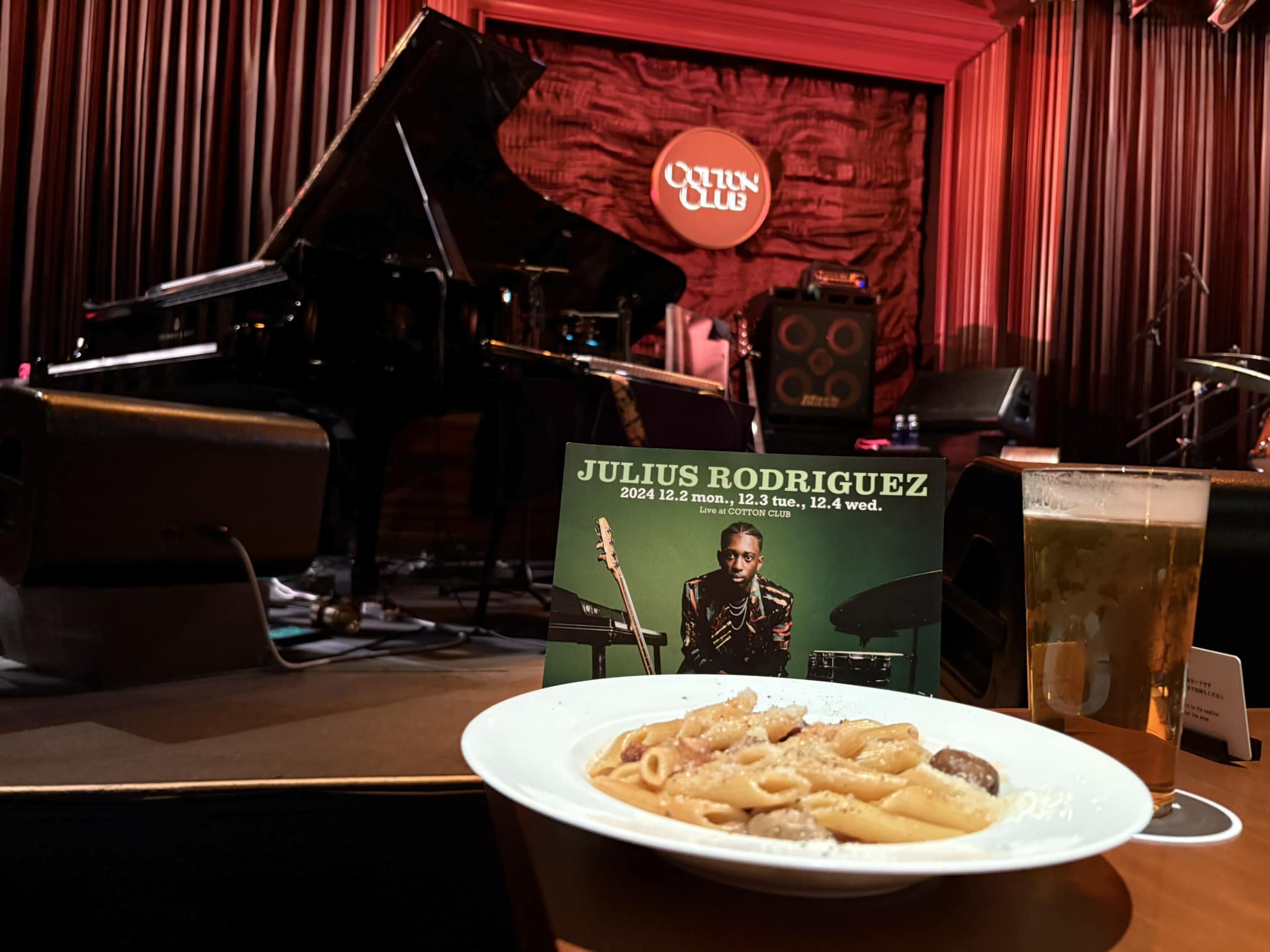 2024 12.3 tue.JULIUS RODRIGUEZ＠丸の内コットンクラブ | ユウ君パパのJAZZ三昧日記 - 楽天ブログ