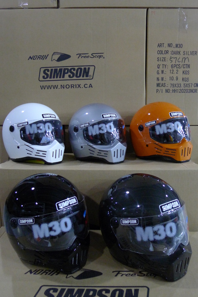 SIMPSON Model30 復刻版、最速入手は今月末！ | VTR1000F & Speedmaster & DUCATI 900SS ...