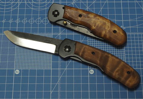 エヴォウッド 亜麻仁油仕上げ ~ SAK EvoWood Lin Speed Oil finishing 14 + WoodsKnife ...