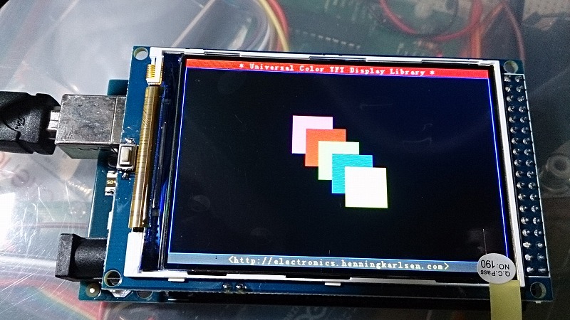 3.2 Inch TFT LCD Display Module + Arduino Mega2560 動作しました。 | ラジオ、ときどき ...
