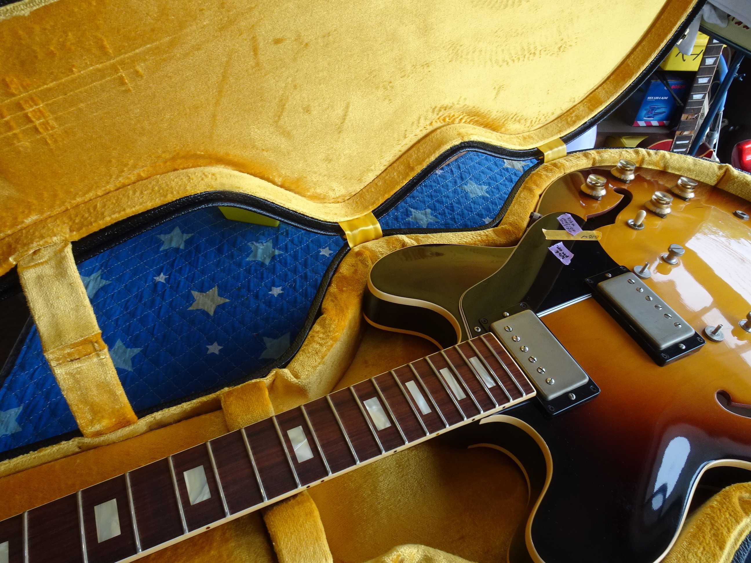 🌸Gibson ES-335 ネック捻じれ修復 | 青春のギターリペア K2ギターファクトリー - 楽天ブログ