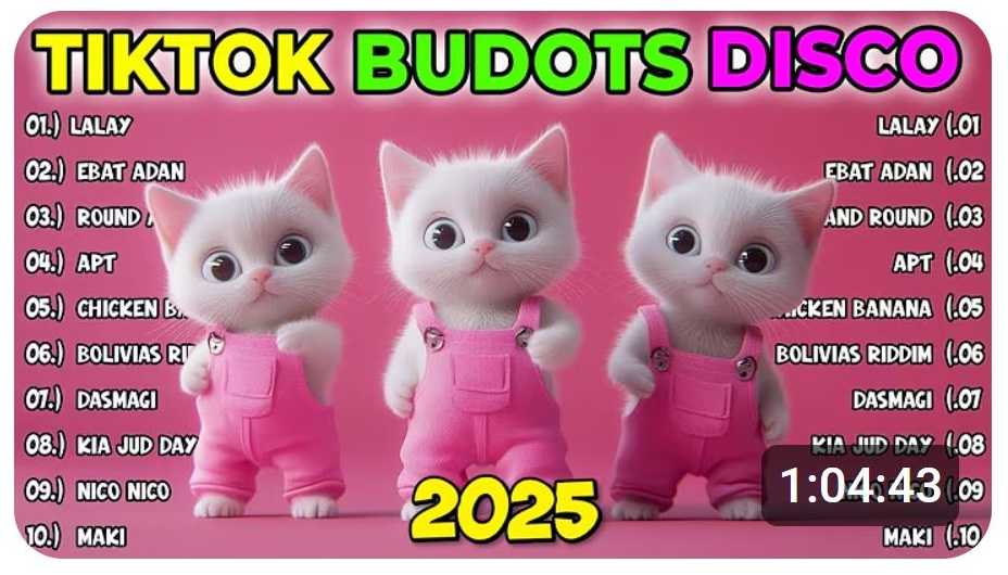 😊😅🎉【Budots DJ CAT】😍 👍 BEST OF BUDOTS BUDOTS REMIX《ディスコ＆ダンス パーティー》 | エミュ ...