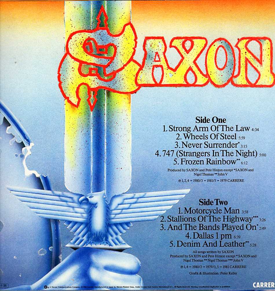 サクソン『Strong Arm Metal』/1984年 初ベスト盤 | おじなみの日記 - 楽天ブログ