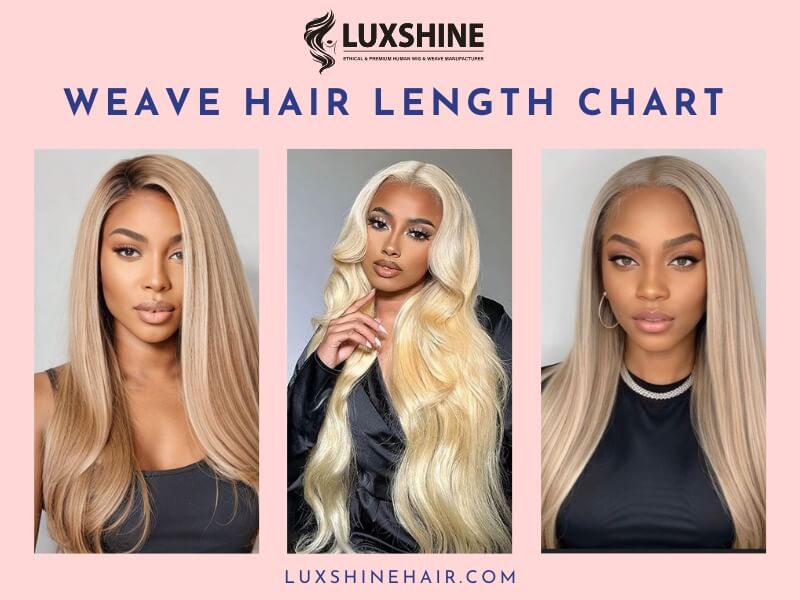 Your Guide to Weave Hair Length Charts and Measurement Tips | Luxshine ...